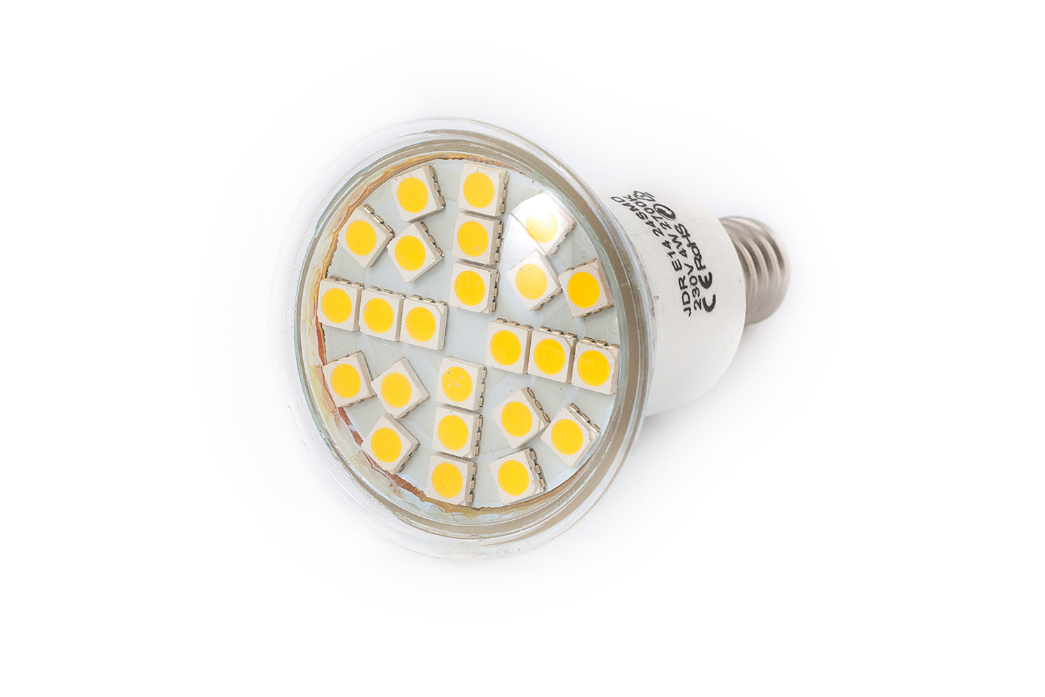 JDR E14 24 SMD 5050 CIEPŁY LEDtechnics.pl JDR E14 24 SMD 5050 CIEPŁY LEDtechnics.pl